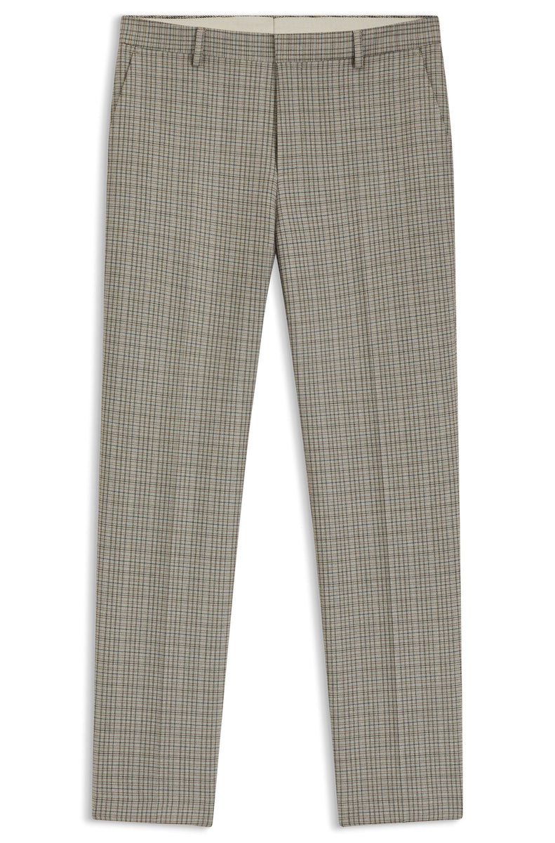 Buxur - Peter Check Pattern Relaxed Fit – Herragarðurinn